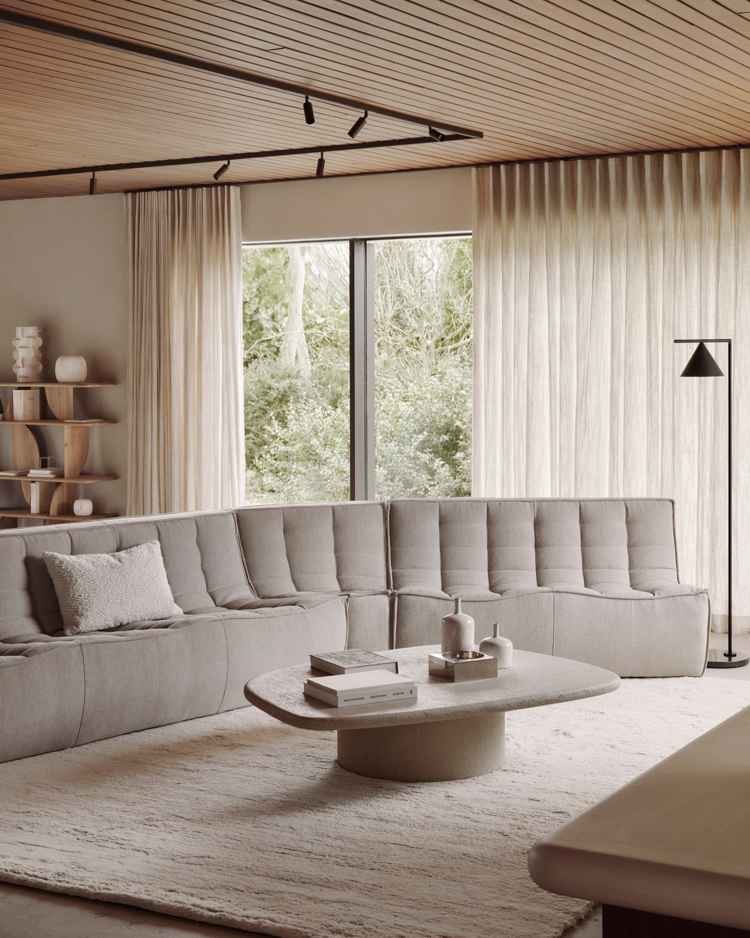mia modular sofa in natural Baileys