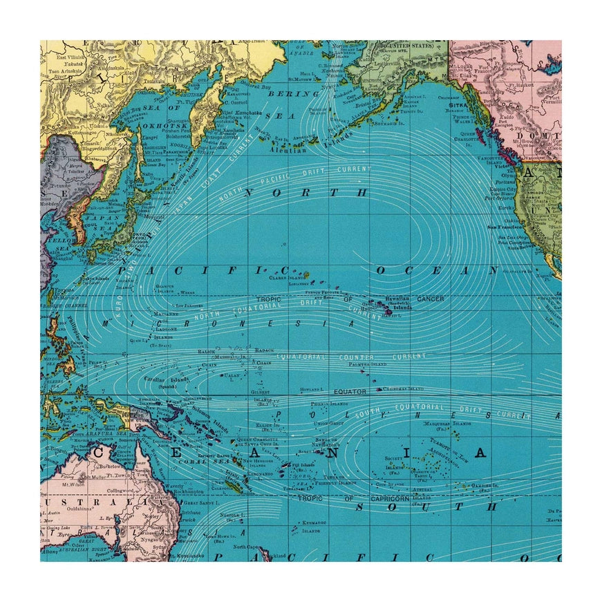 world map wrapping paper – Baileys