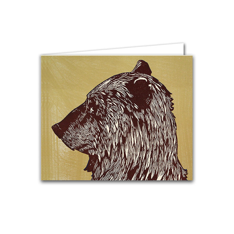 brown bear card – Baileys